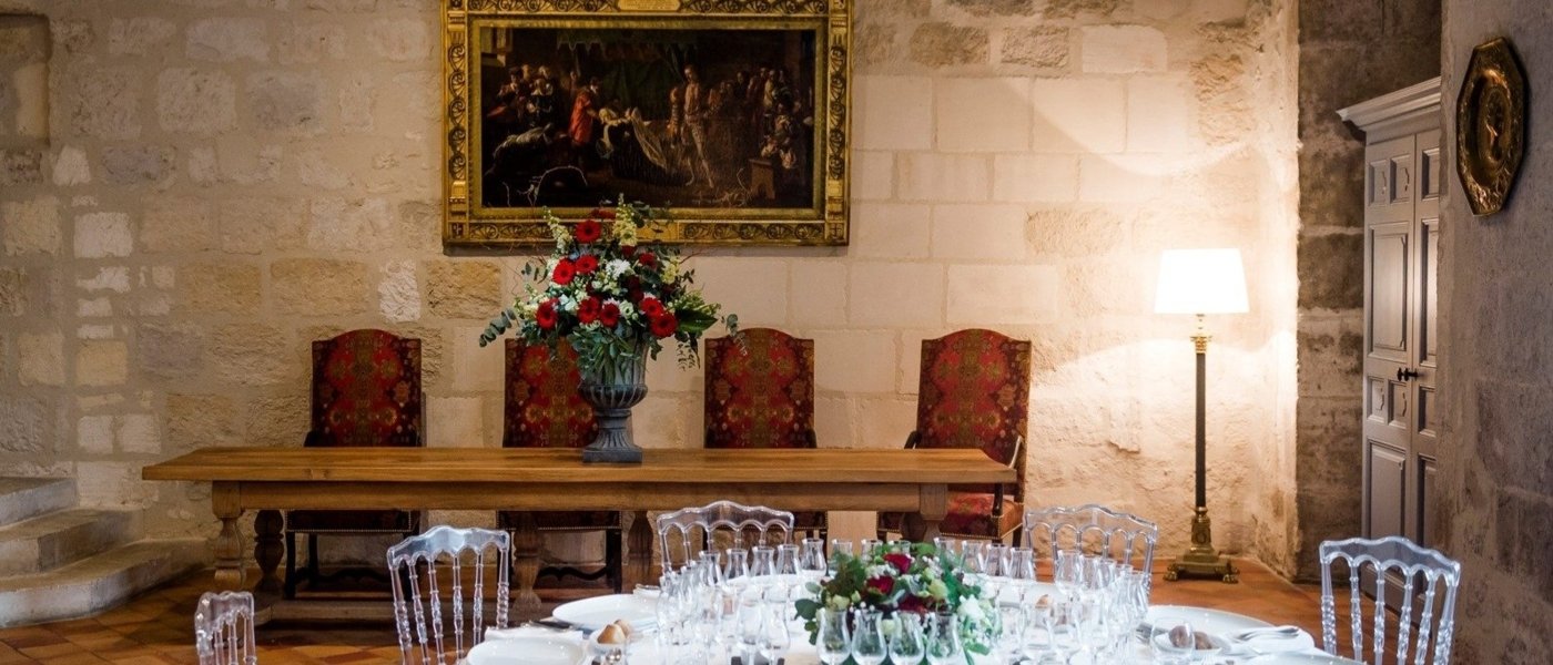 Gala dinner at Le Château (Cognac) - Château Royal de Cognac | Wine Paths