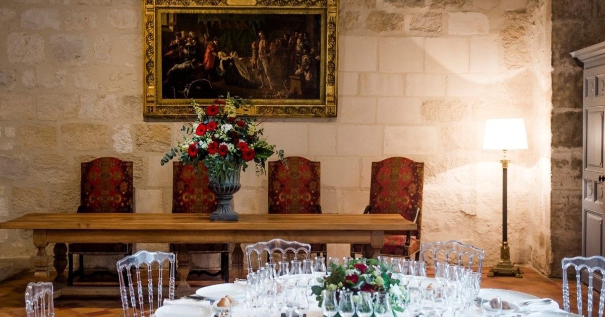Gala dinner at Le Château (Cognac) - Château Royal de Cognac | Wine Paths