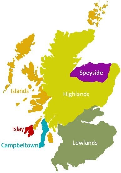 Whiskey Regions Of Scotland